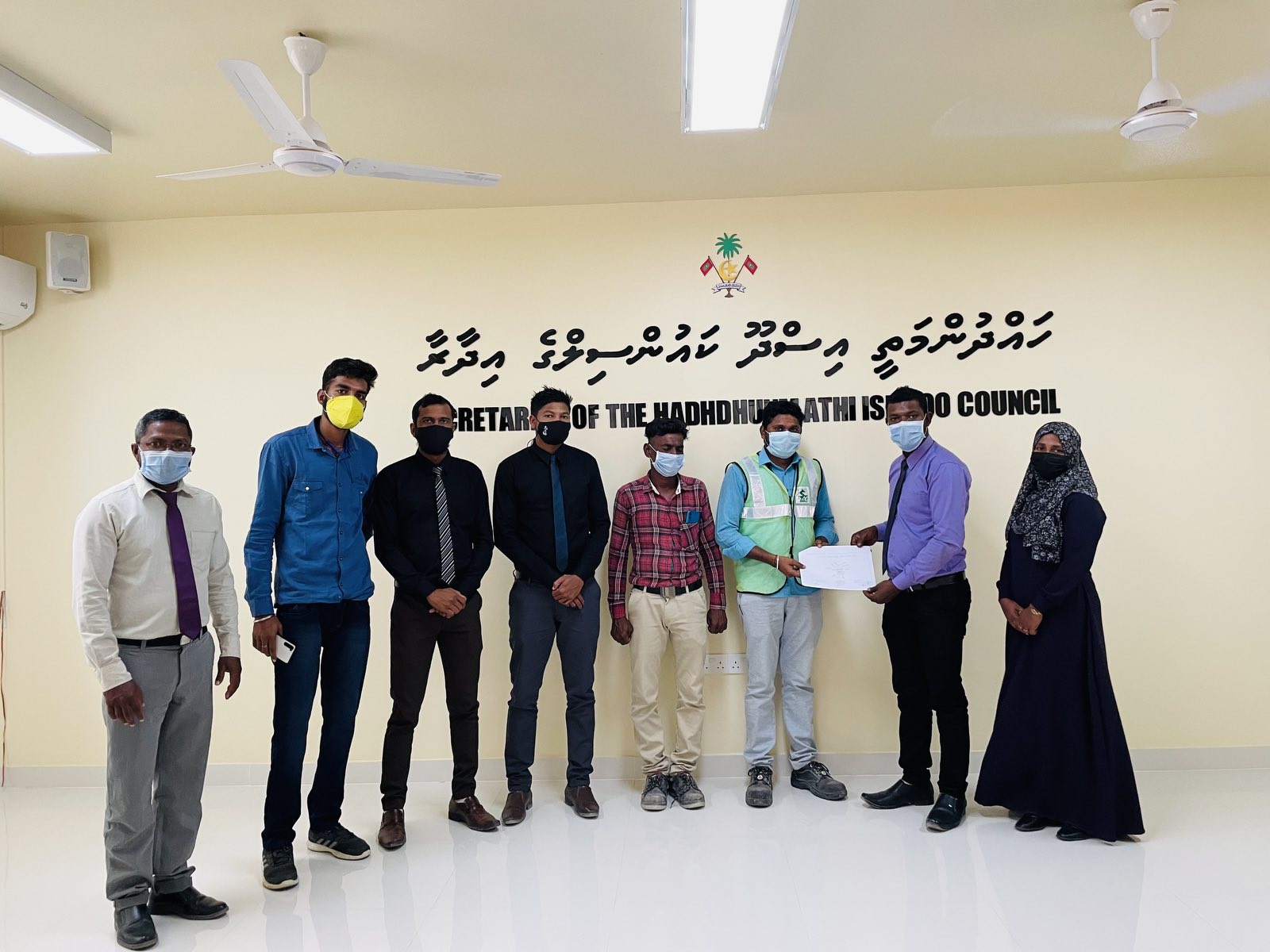 ލ. އިސްދޫގައި ފެނުގެ ނިޒާމުގެ ޢަމަލީ މަސައްކަތް ފެށުމަށްޓަކައި ސައިޓް ...